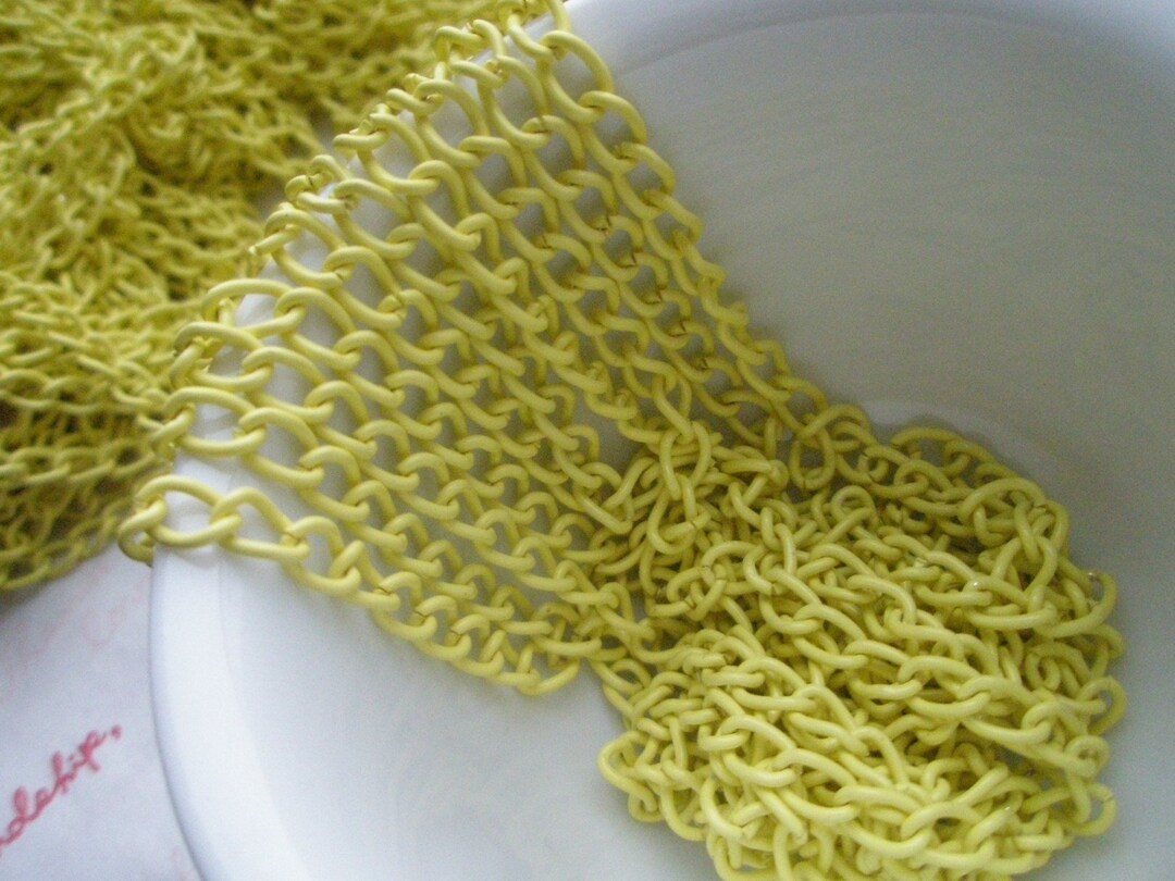 5 Feet Enamel Chain YELLOW 60 Inches Link6mm X 4mm Size--m - Etsy