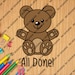 Build-a-teddy-bear Cut and Paste Craft | Printable PDF | Digital ...