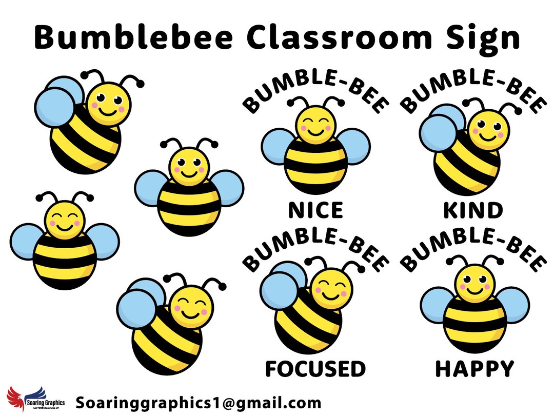 Bumblebee Classroom Sign - Etsy