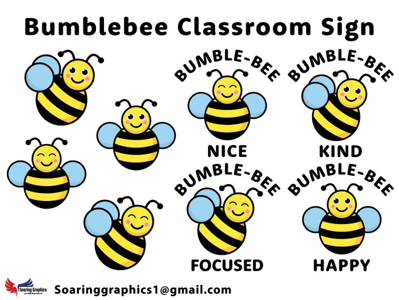 Bumblebee Classroom Sign - Etsy