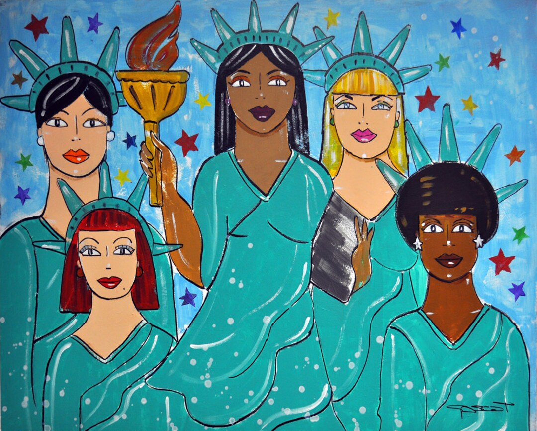 Statue of Liberty, Feminist Gifts, Political Art, Womens Rights ...