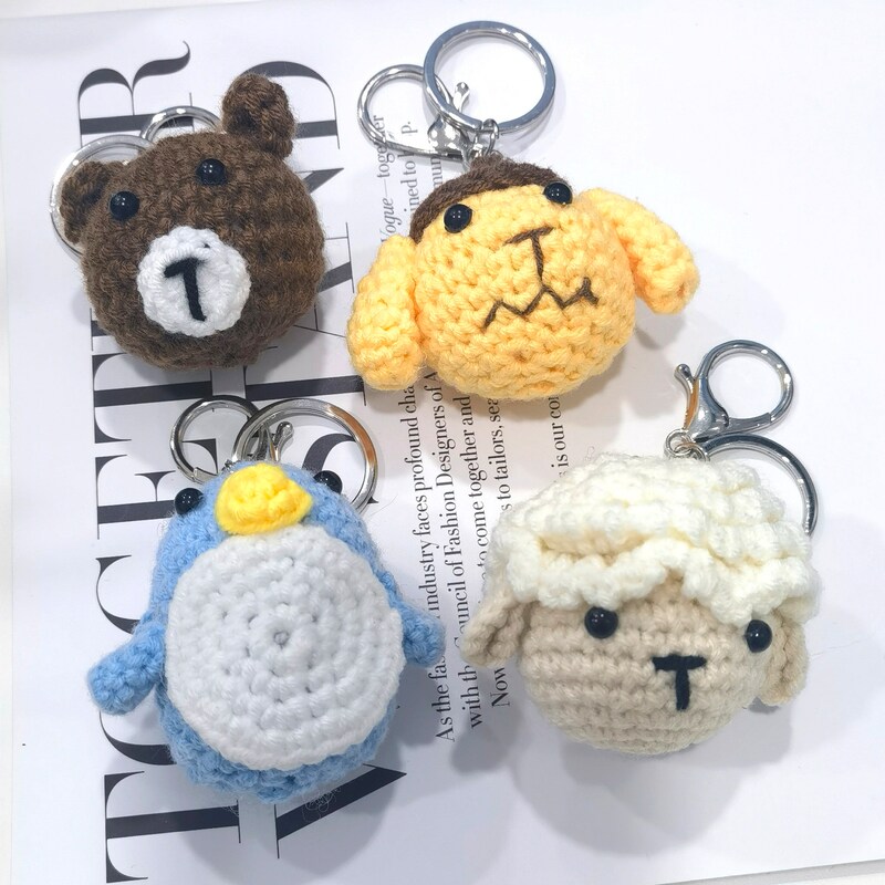 Crochet Animals Keychain - Etsy