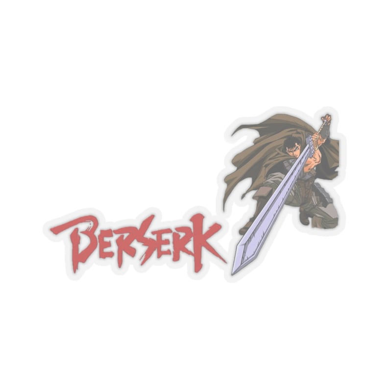 Guts Berserk Anime Sticker With Iconic Logo Dark Fantasy Manga Art for ...