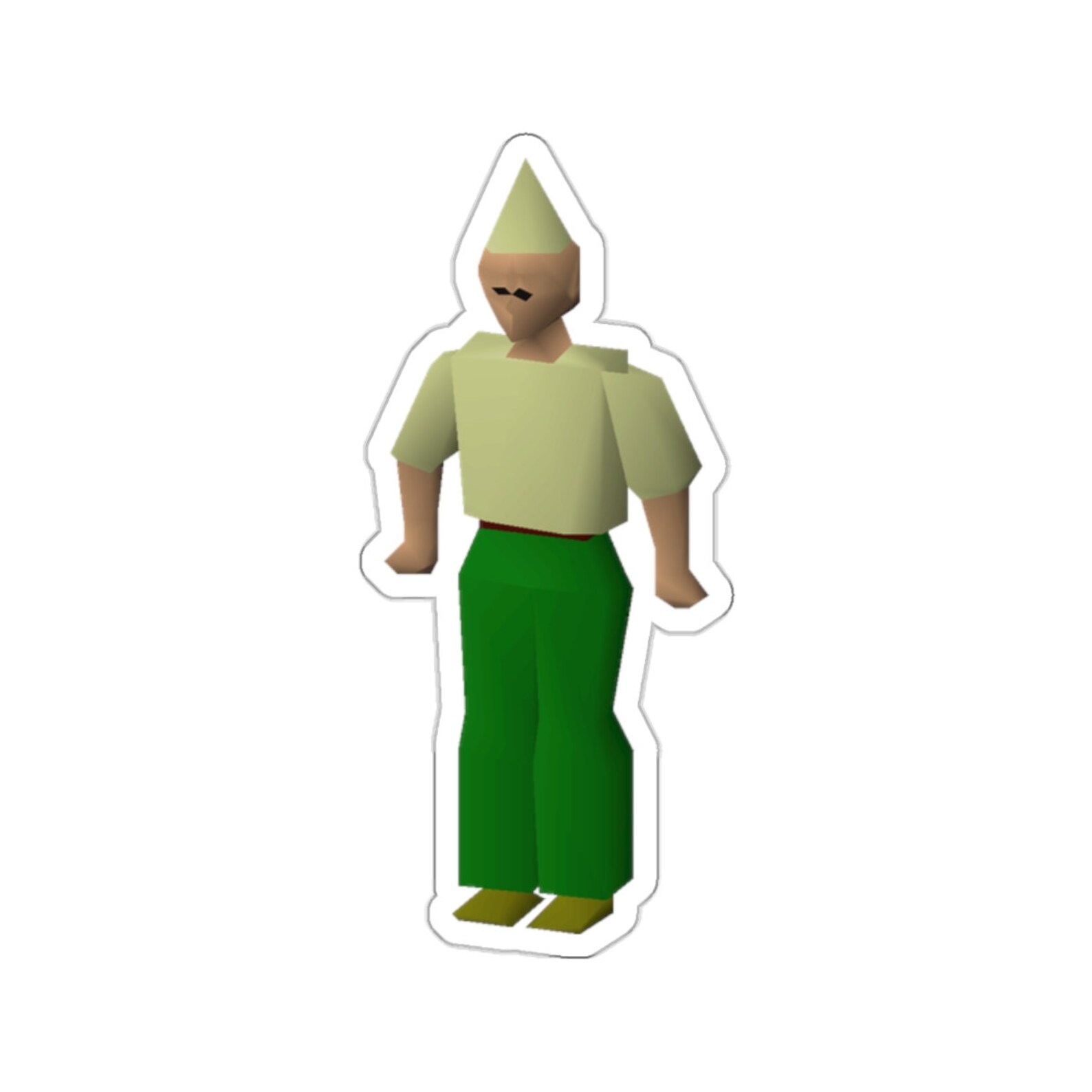 Old School Runescape Gnome Child Sticker Cute and Nostalgic Vinyl ...