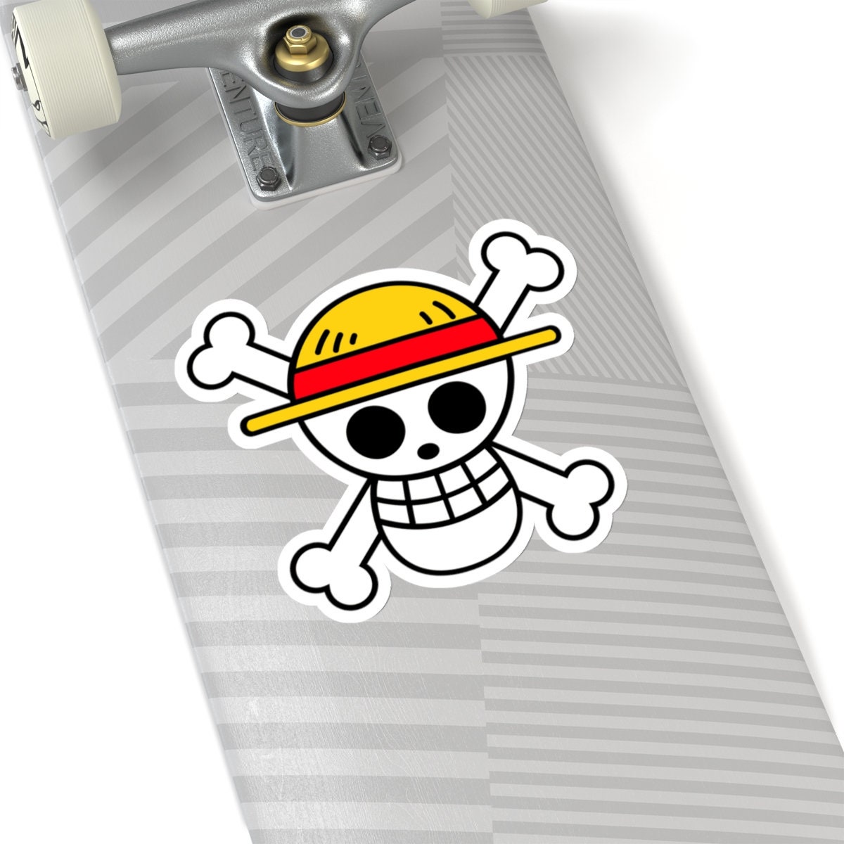 Straw Hat Pirate Emblem Sticker Iconic Anime Crew Logo Adventure-themed ...