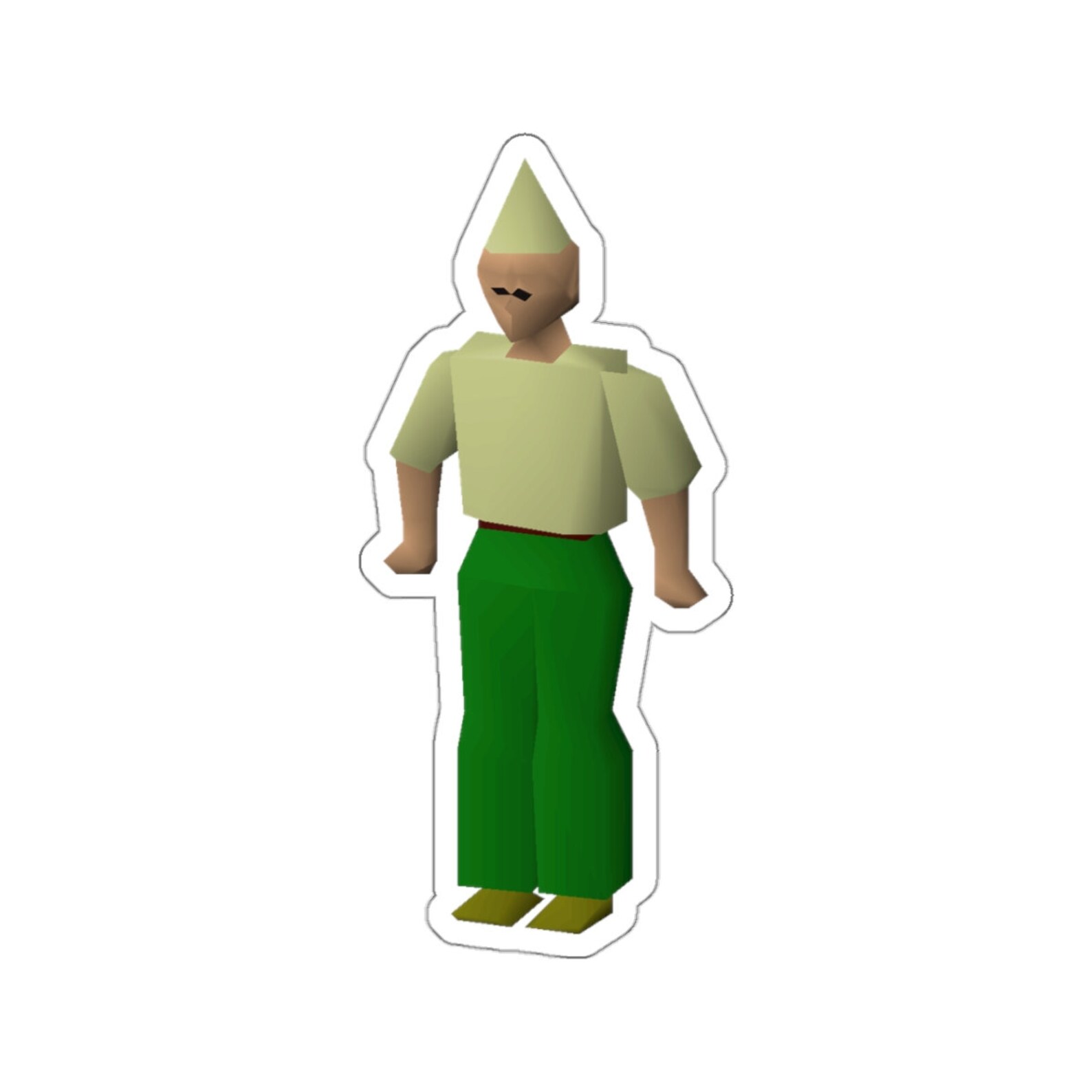 Old School Runescape Gnome Child Sticker Cute and Nostalgic Vinyl ...