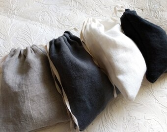 Small Linen Bags - Etsy