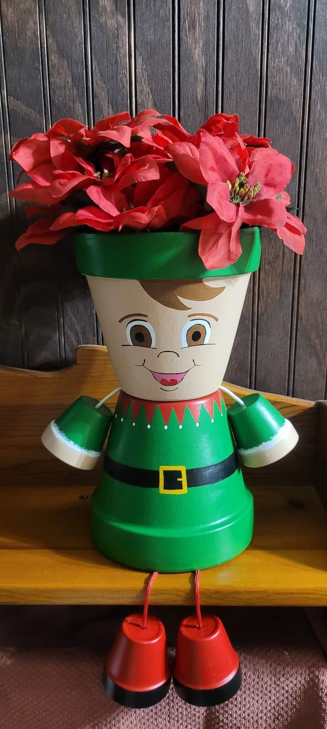 Elf - Fun Garden Friend Pot Heads - Etsy