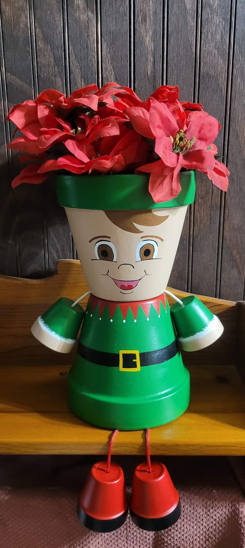 Elf - Fun Garden Friend Pot Heads - Etsy