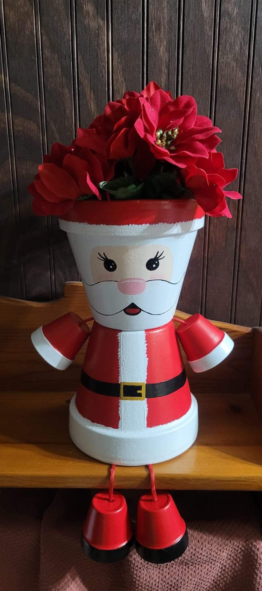 Mr. Santa - Fun Garden Friend Pot Heads - Etsy