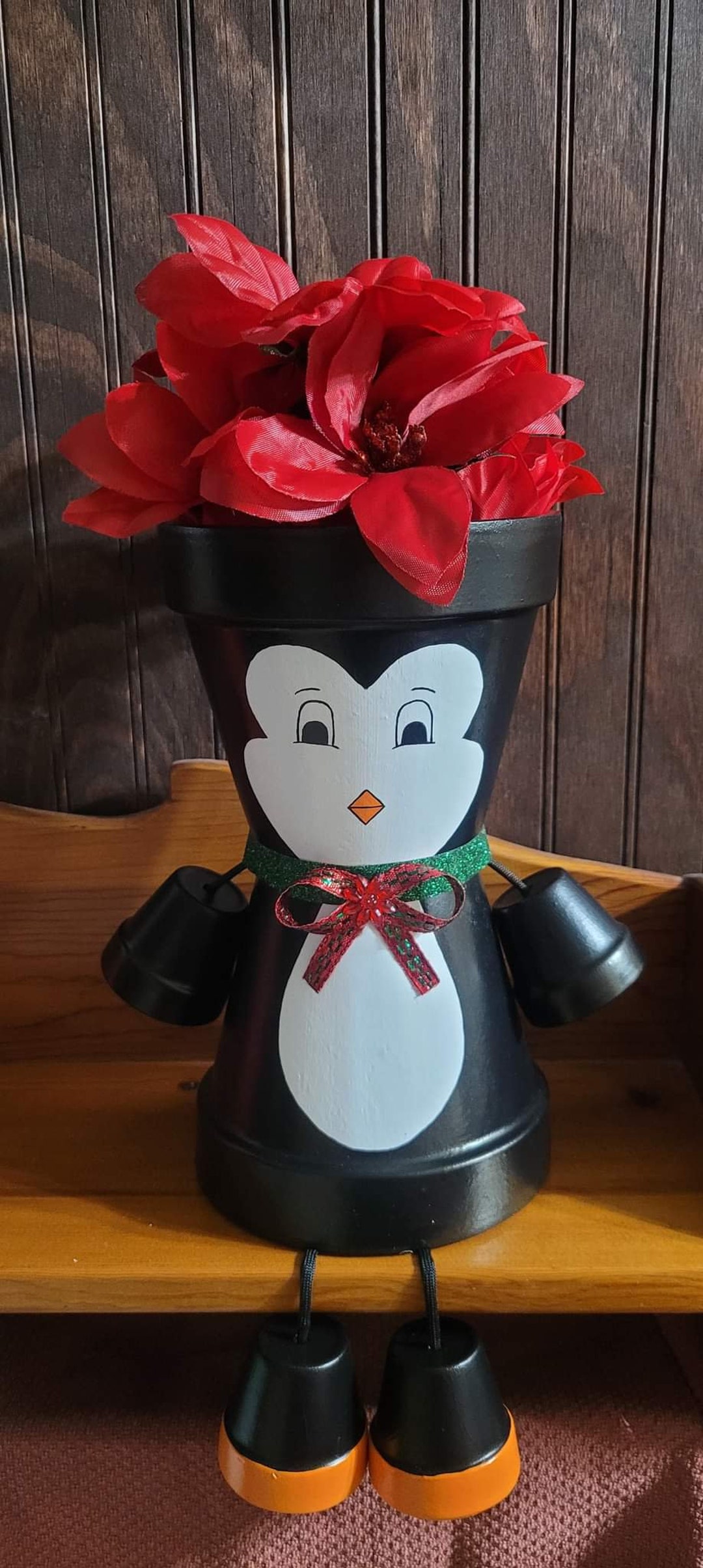 Penguin - Fun Garden Friend Pot Heads - Etsy