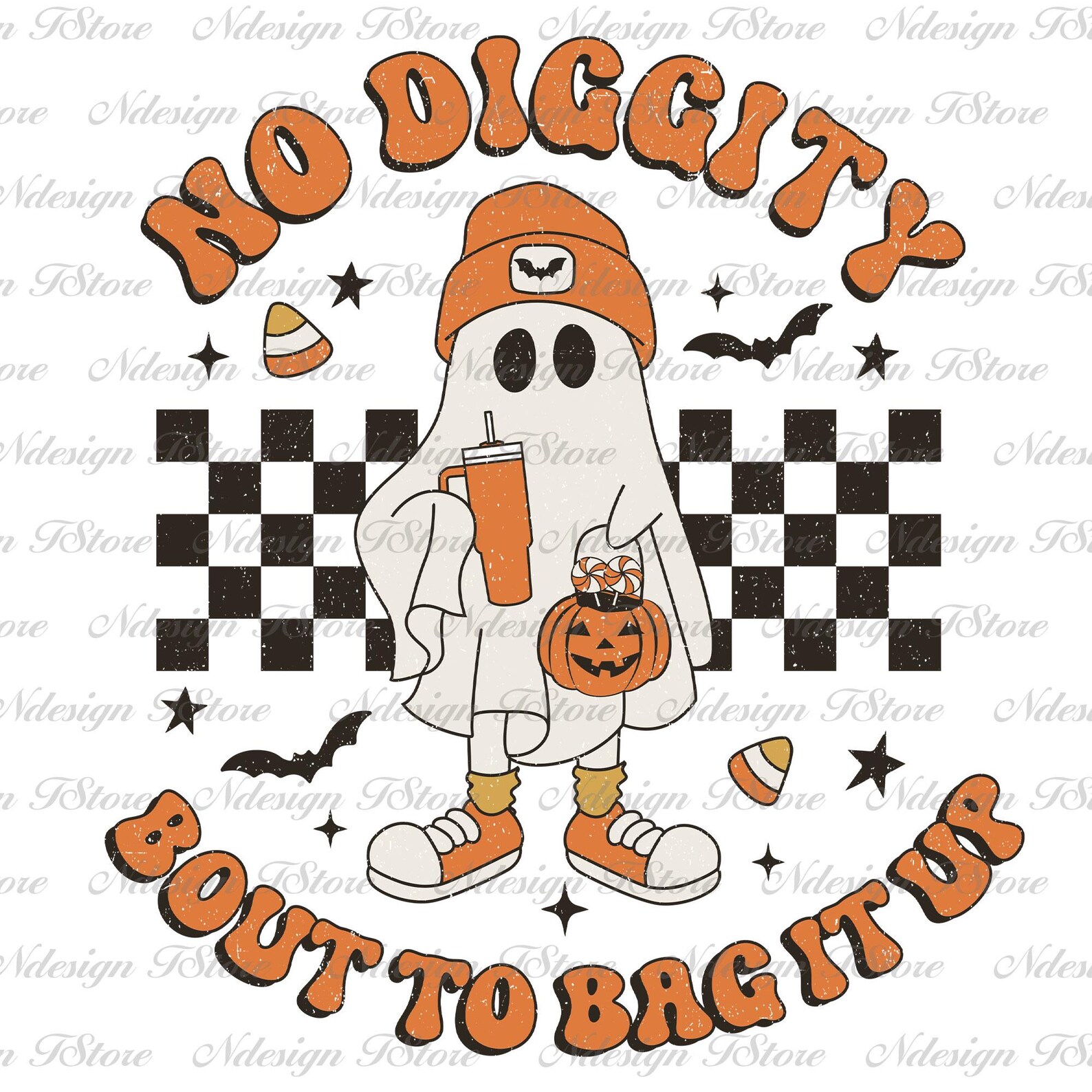 No Diggity Png, Bout to Bag It up Png, Halloween Png, Cute Ghost Png ...