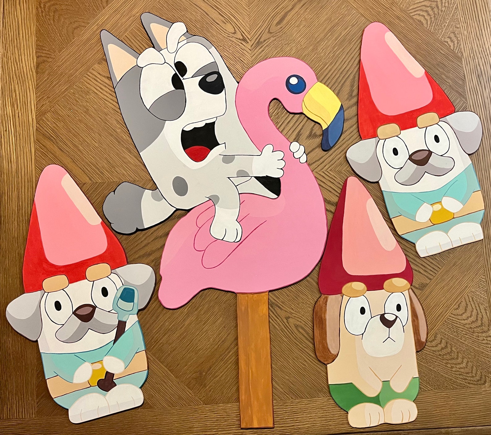 Bluey Friends Muffin Gnomes and Friends Yard Ornaments - Etsy