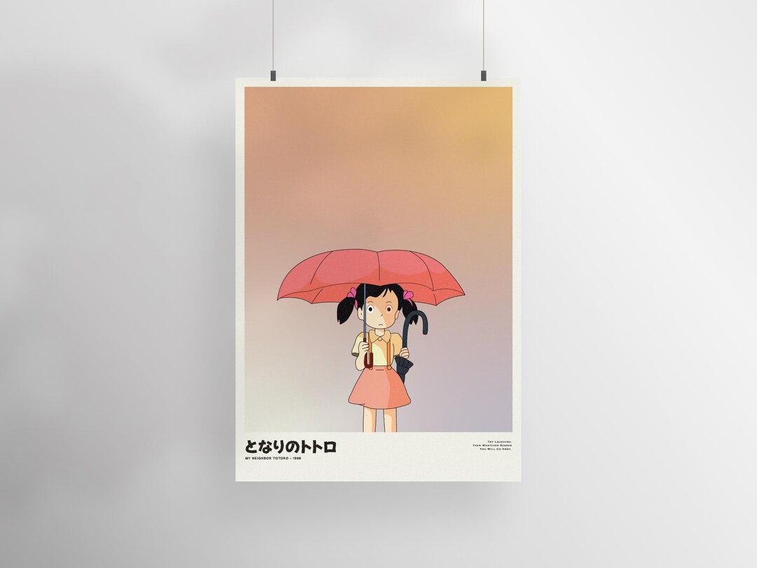 Totoro Digital Art Print | Instant Download Gift for Ghibli Fans - Etsy UK