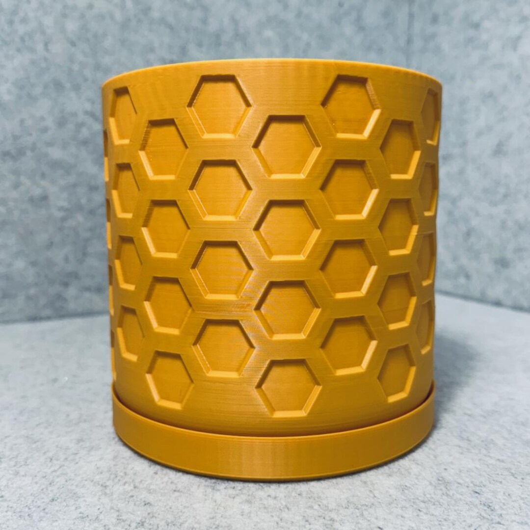 Hexagon Pattern Plant Pot : With Hexagon Inserts to Customise Your ...