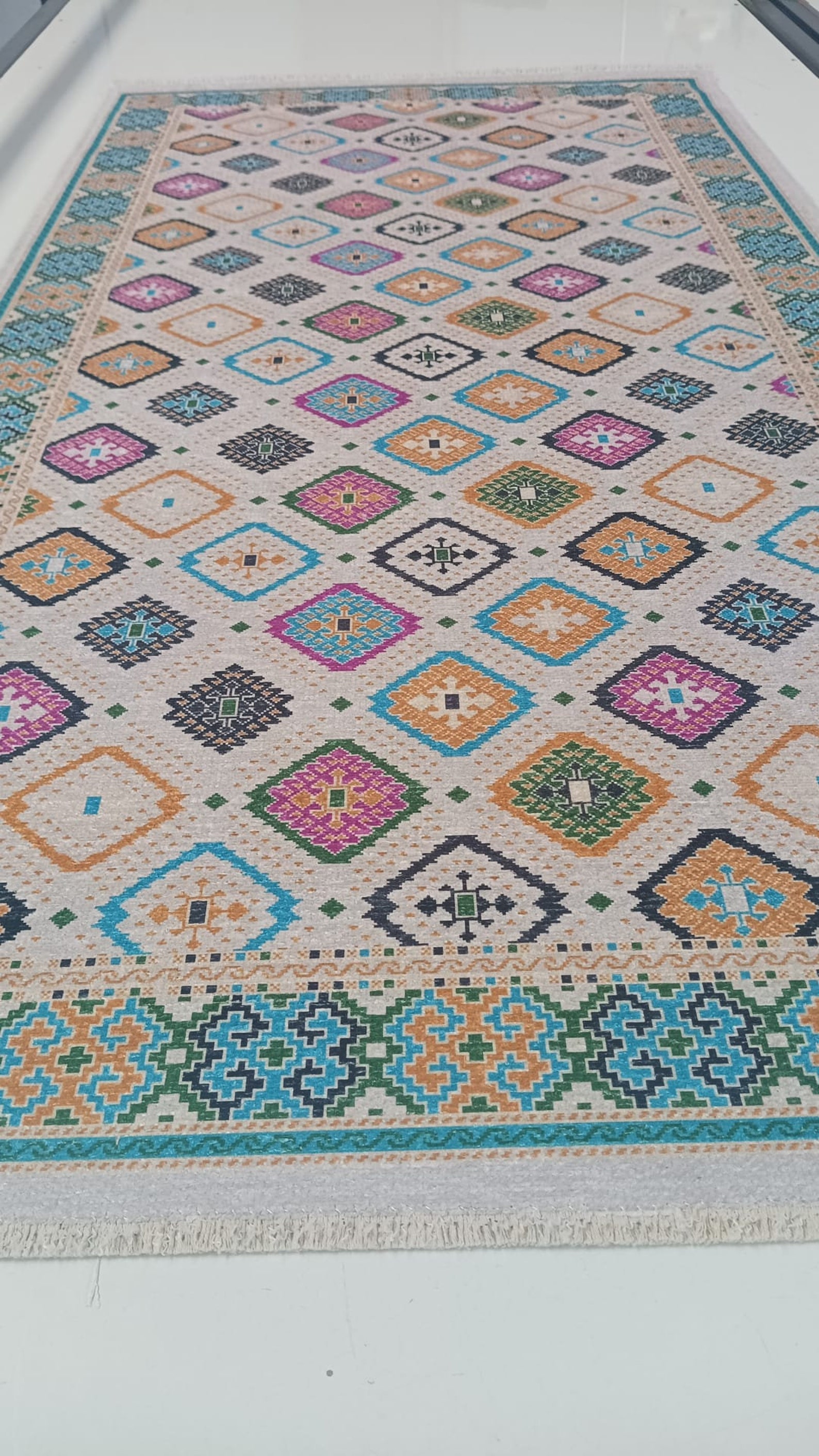 Black and Gold Roman Rug, for Living Room, Medusa Carpet, Greek Key Rug ...