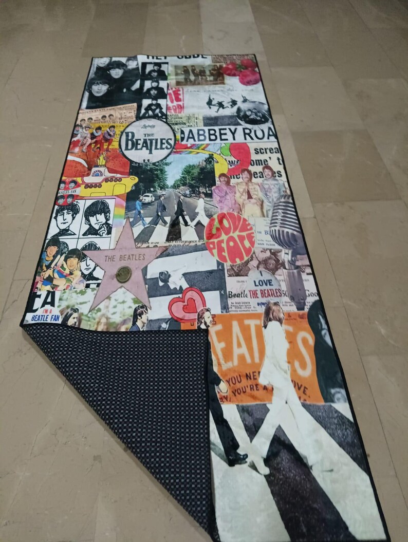 The Beatles Rug: Non-slip Fan Carpet for Living/teen Room - Etsy