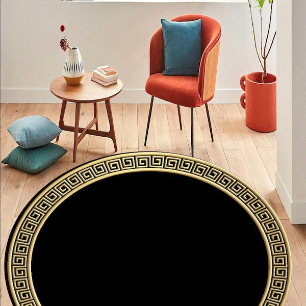 Greek Key Rug - Etsy