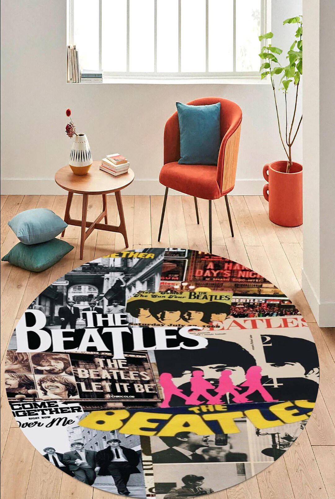 The Beatles Rug: British Rock Band Fan Carpet - Etsy