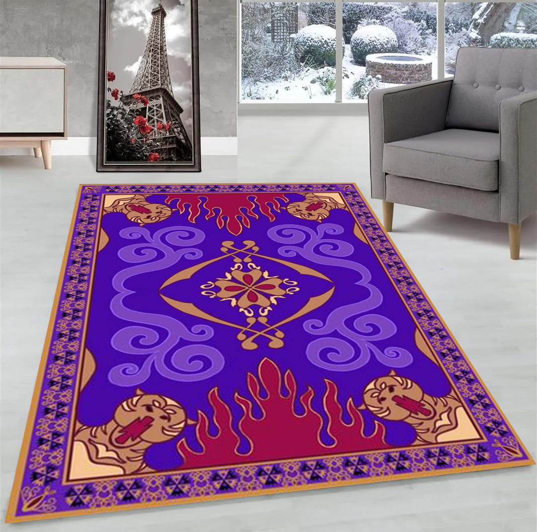 Aladdin Magic Carpet: Children's Room Rug - Etsy