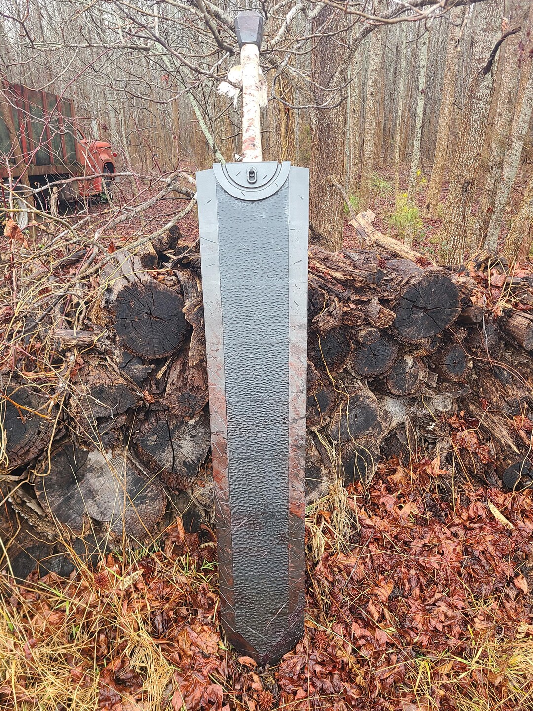 Dragonslayer Sword Berserk Guts Sword Replica 3D Prop Sword Damaged ...