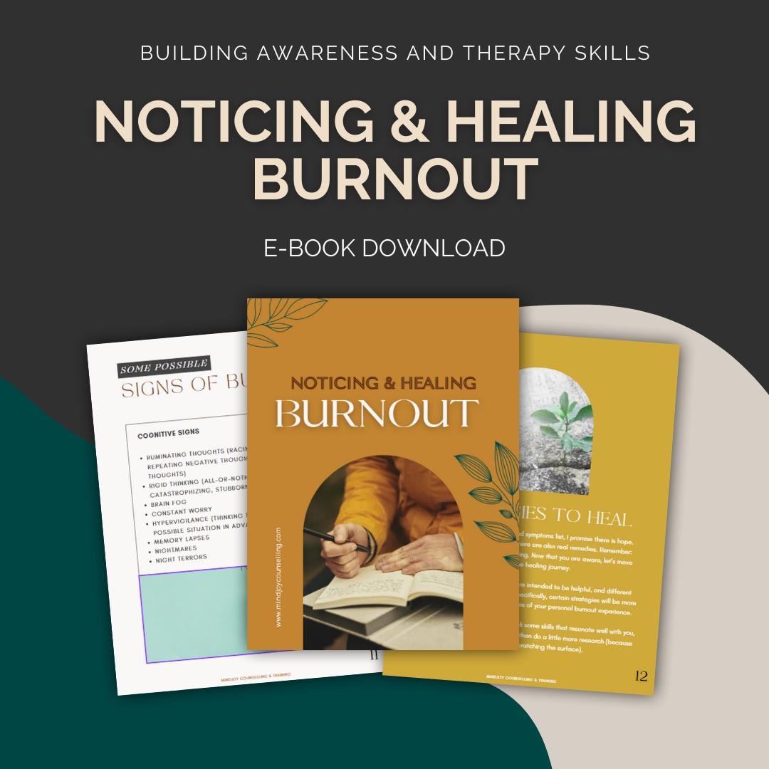 Noticing & Healing Burnout Digital E-book 22 Pages of Signs Symptoms ...