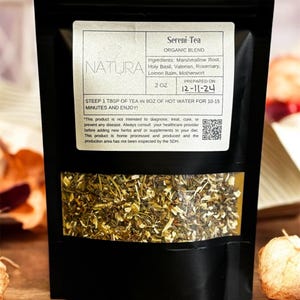 Sereni-tea, Herbal Tea Blend, Artisanal Teas - Etsy