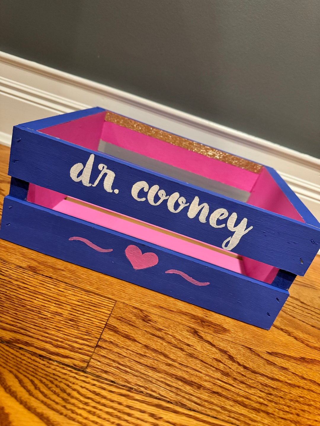 Personalized Hand-painted Crate - Etsy