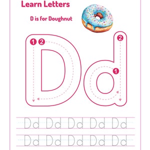 Unicorn Theme Alphabet Preschool Pre-k Kindergarten Learning Bundle ...