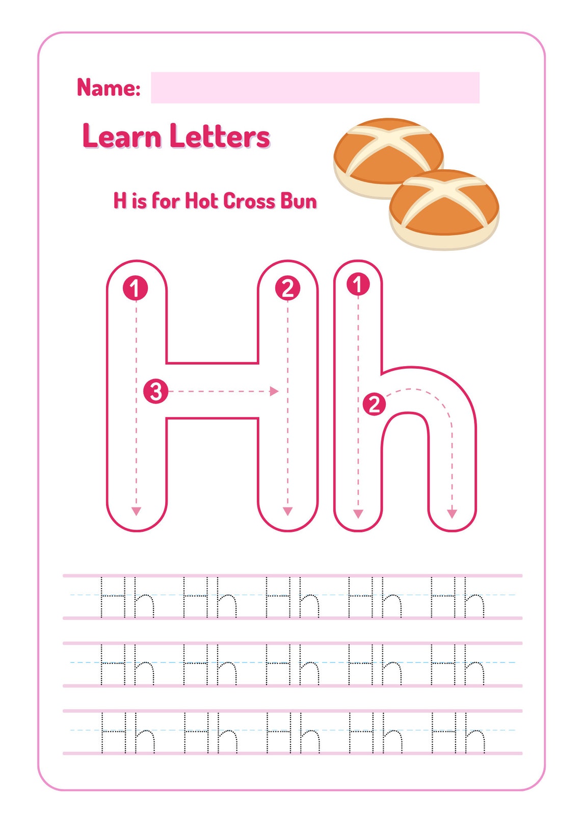 Unicorn Theme Alphabet Preschool Pre-k Kindergarten Learning Bundle ...