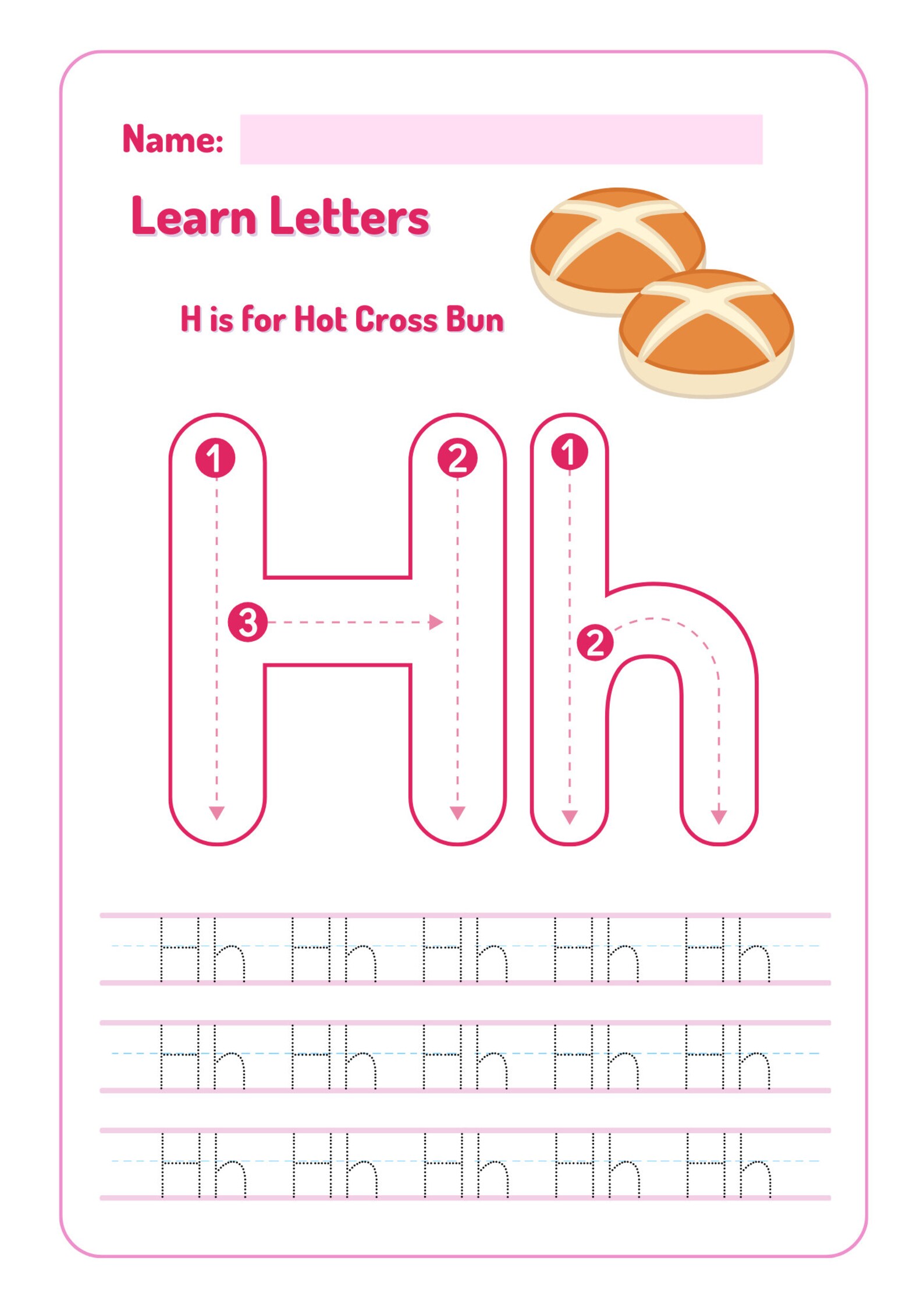 Unicorn Theme Alphabet Preschool Pre-k Kindergarten Learning Bundle ...