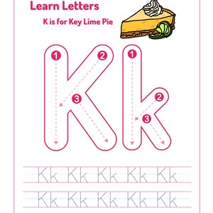 Unicorn Theme Alphabet Preschool Pre-k Kindergarten Learning Bundle ...