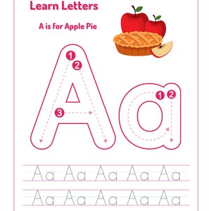 Unicorn Theme Alphabet Preschool Pre-k Kindergarten Learning Bundle ...