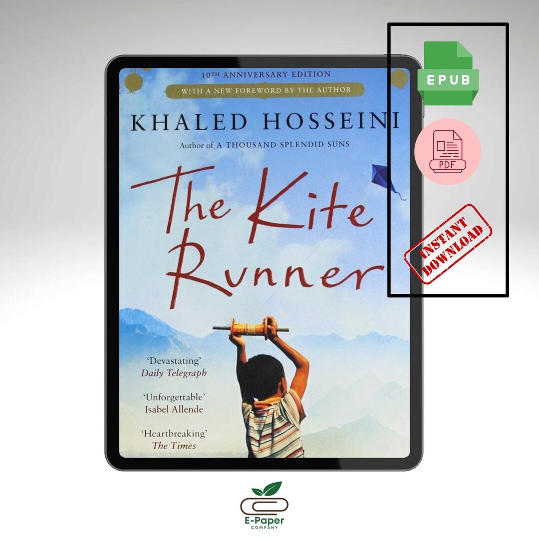 The Kite Runner by Khaled Hosseini | Contemporary Fiction E-book [EPUB ...