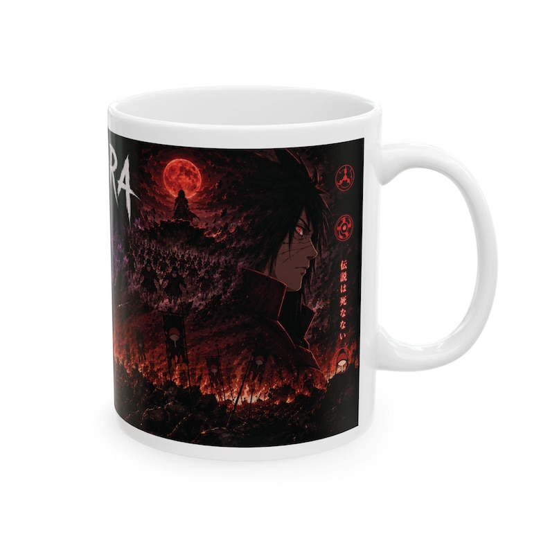 Madara Uchiha Dark Fantasy Anime Mug | Ceramic Warrior Drinkware - Etsy UK