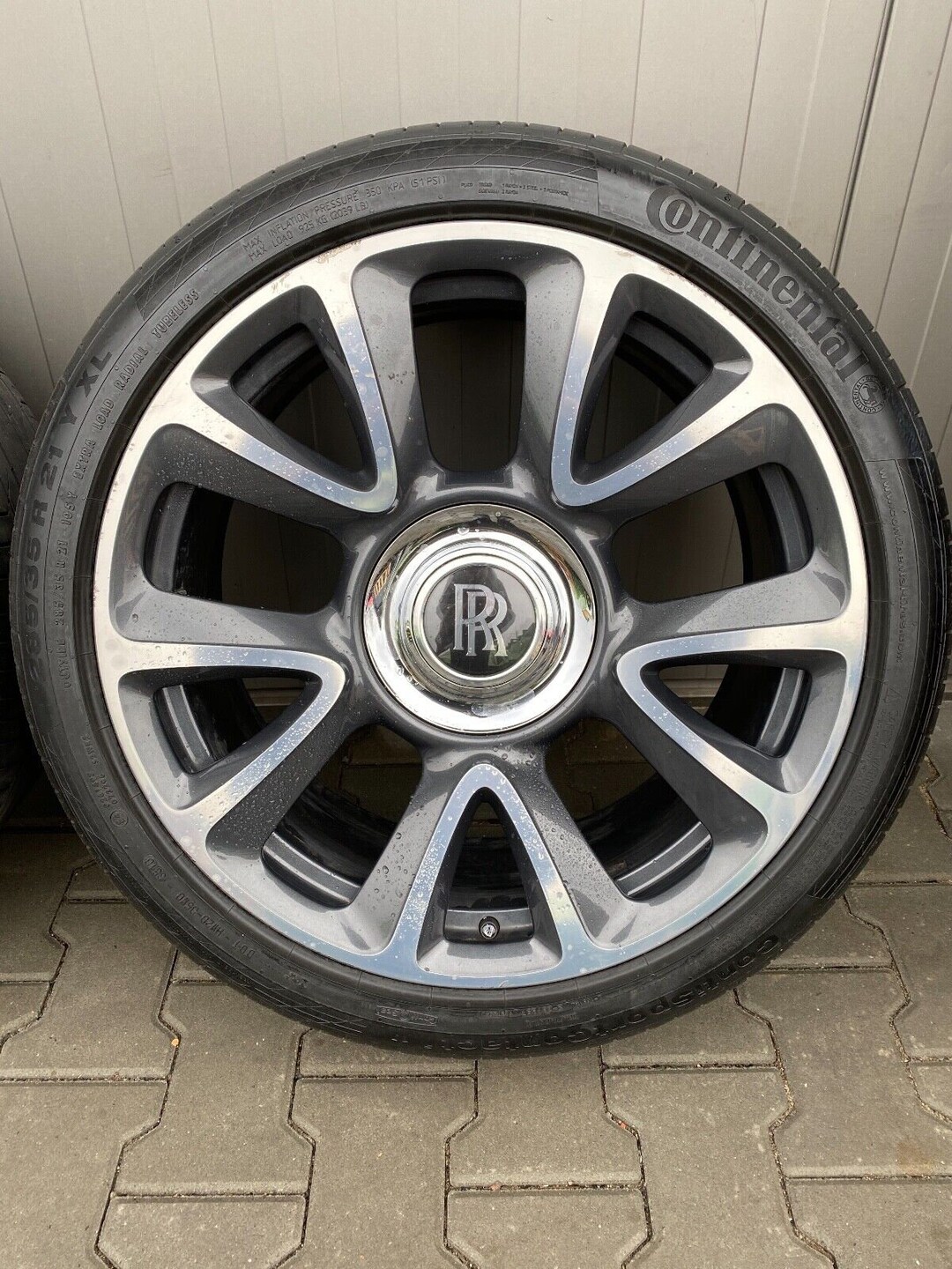 Rolls Royce Wraith Wheels Set Black Polished Set 21 Inch - Etsy