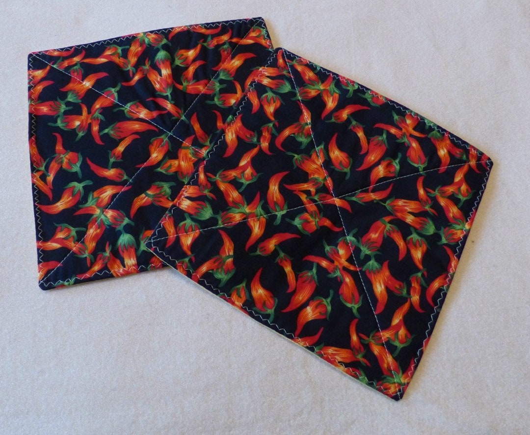 Chili Pepper Hot Pads Insulated Hot Pads Kitchen Accessory Gift for ...