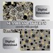 10pk Elegant Black N Gold Seamless Digital Papers, Beautiful, Elegant ...