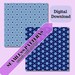 10 Blue Works Seamless Digital Papers, Beautiful Unique Patterns to Use ...