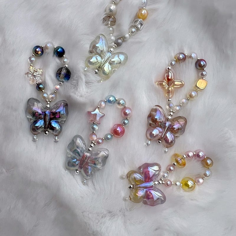 Butterfly Keychain - Etsy