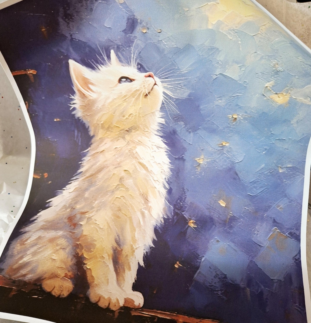 Fem White Cat. Enjoy This Sweet One of a Kind Curated Set for the White ...