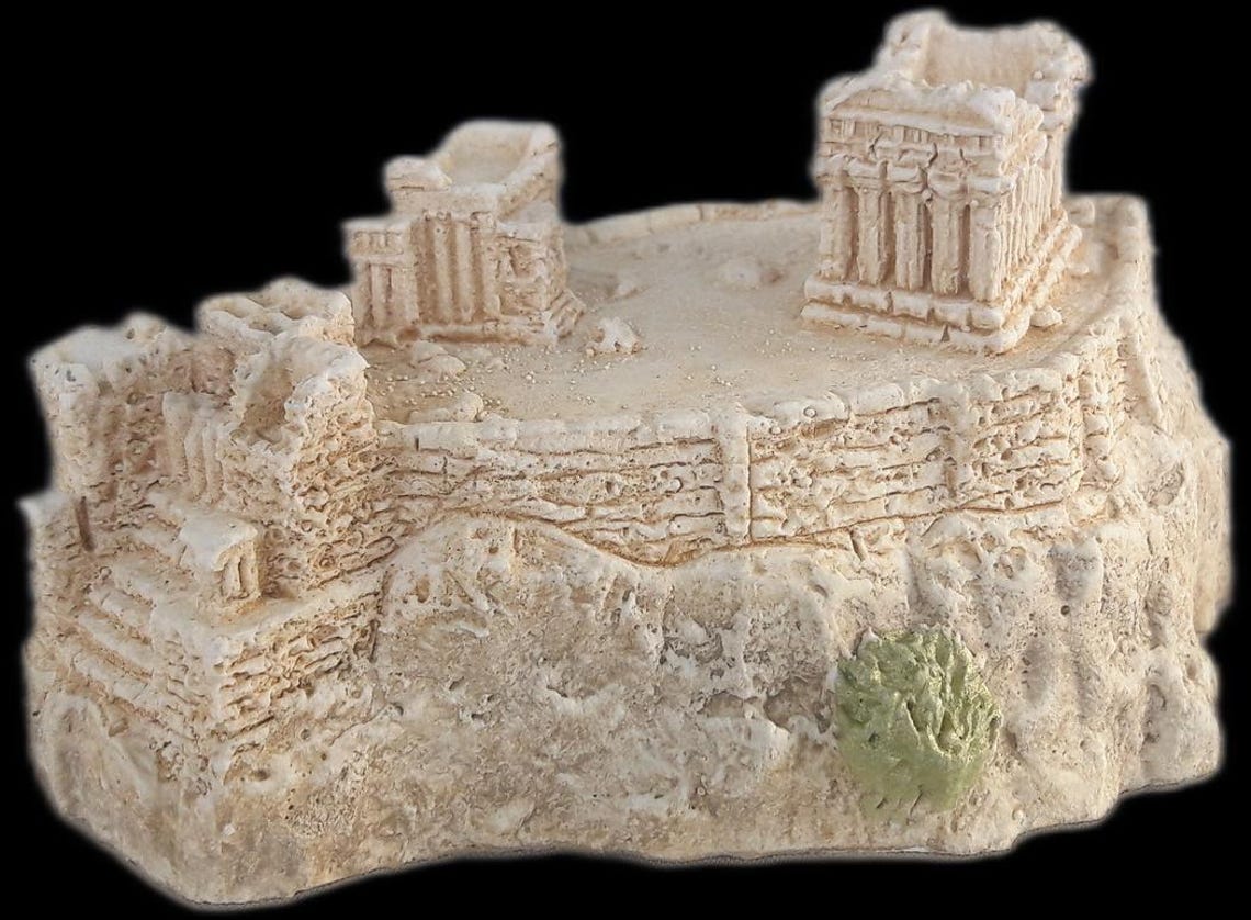 New Greek Greece Athens Parthenon Acropolis Hill Model Statue Miniature ...