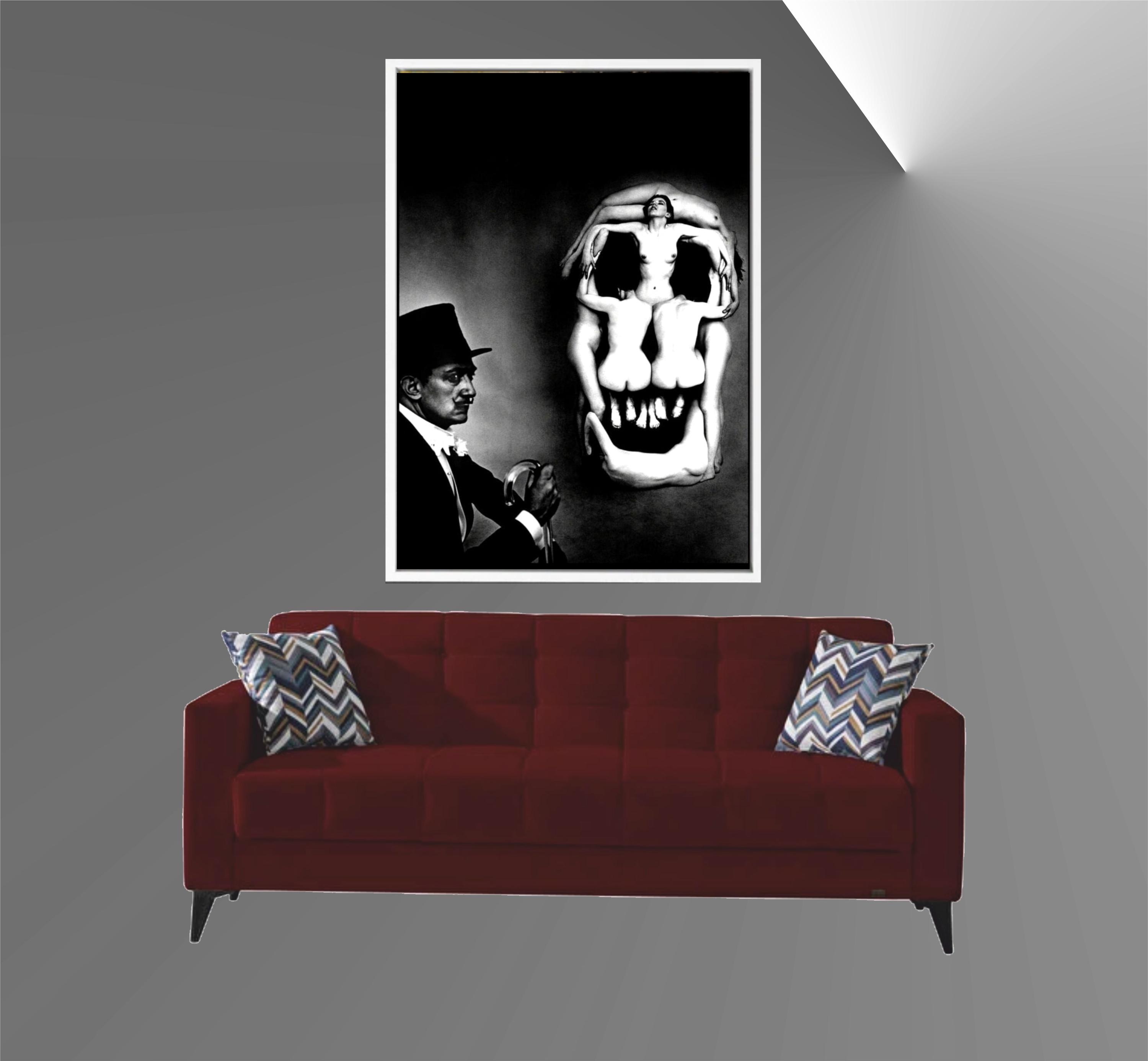 In Voluptas Mors Canvas Print, Living Skull by Salvador Dalí, 1951 ...