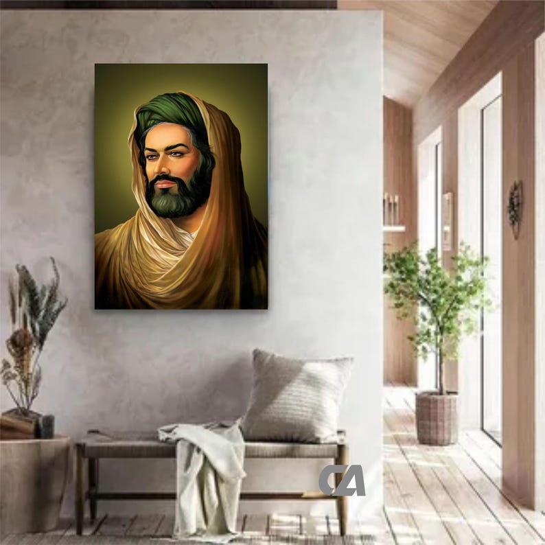 Hz. Ali Wall Art, Nade Ali Lion, Imam Ali, La Feta Illa Ali, Ramadan ...