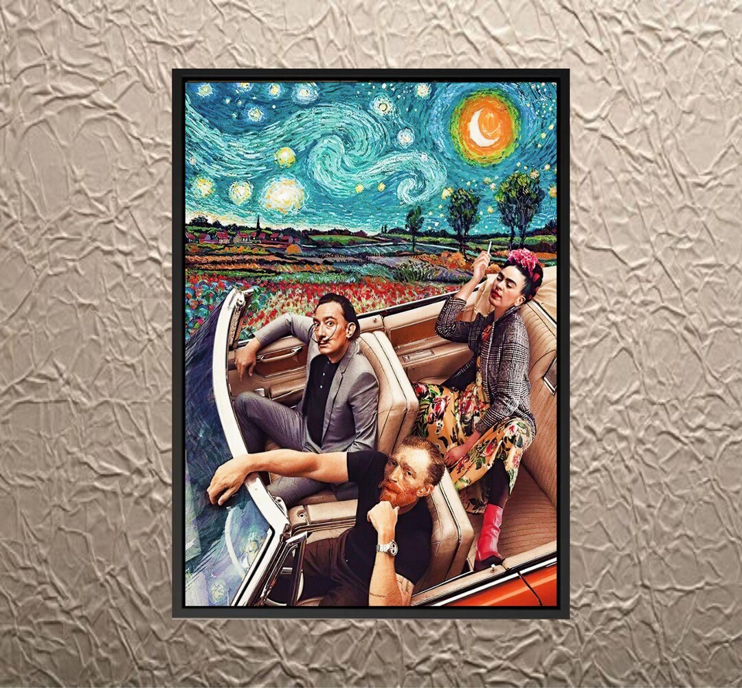 Frida Kahlo, Dali, Vincent Van Gogh, Pablo Picasso, Frida Kahlo Wall ...