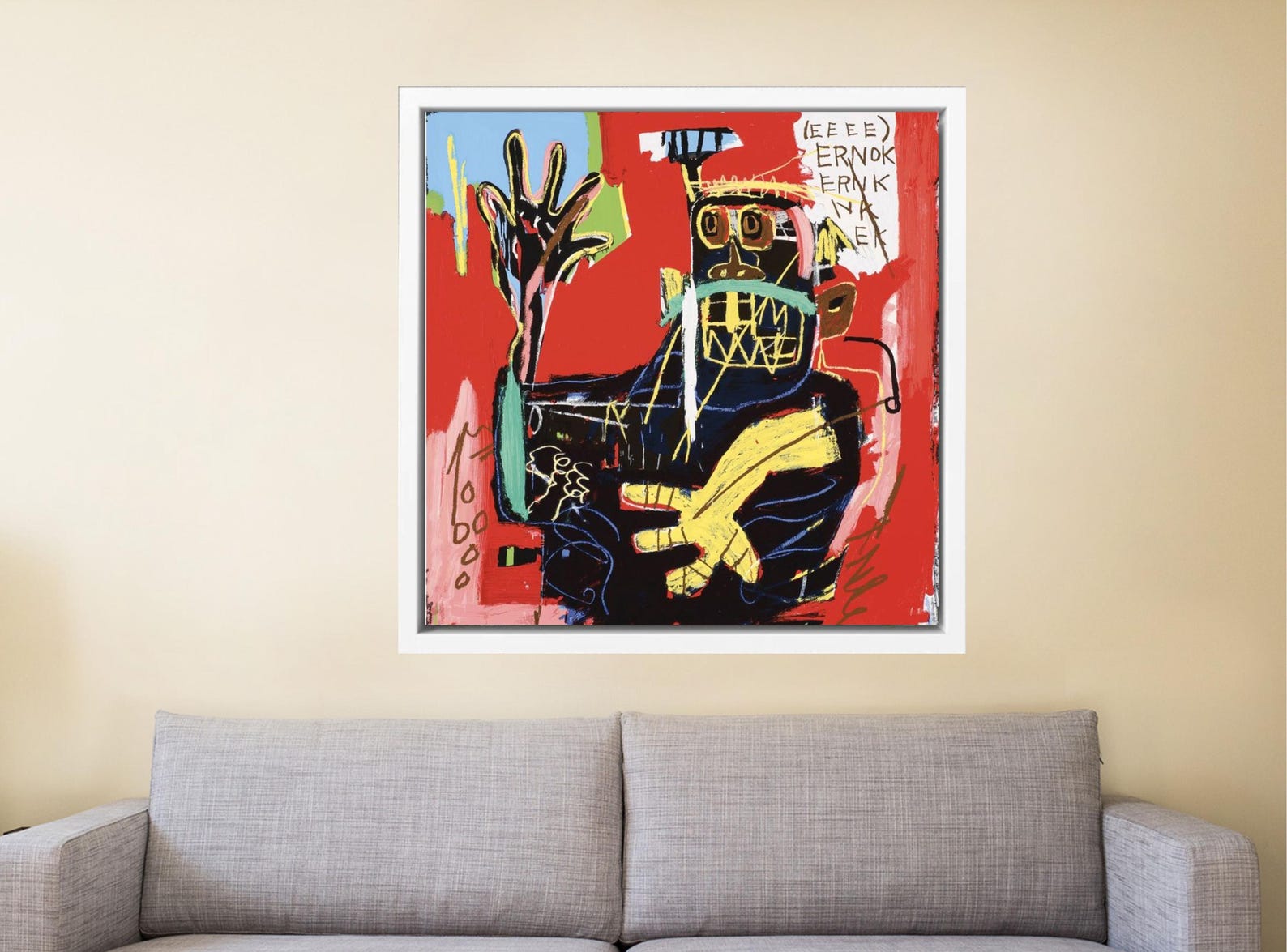 Jean-michel Basquiat Wall Art,jean-michel Basquiat Wall Decor, Jean ...