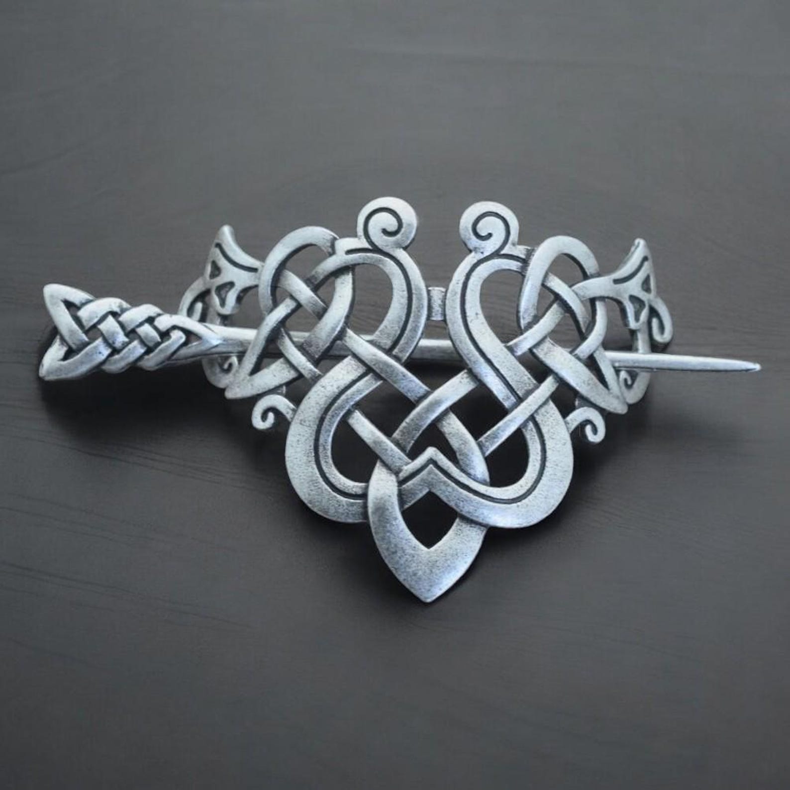 Celtic Knot Hair Clip Viking Hair Pin Irish Hair Slide Hair Stick Gift ...