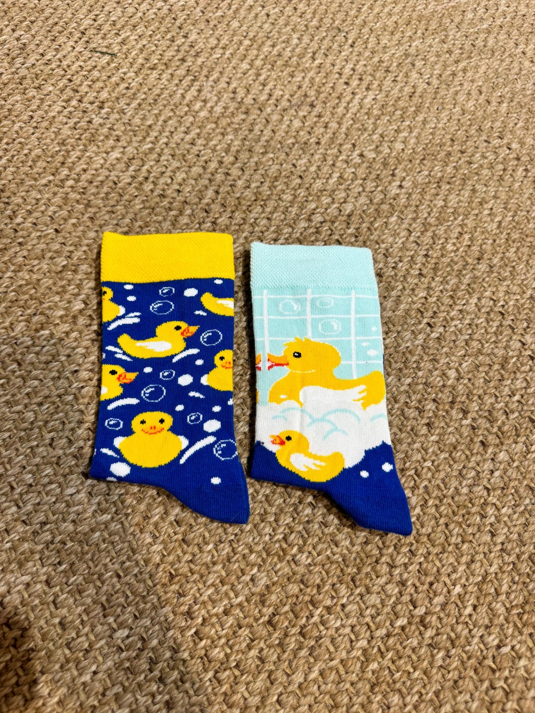 Right Left Different Duck Socks, Mismatching Socks, Colorful Socks ...