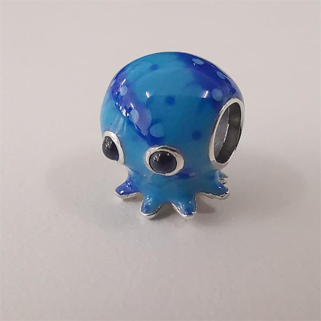 Pandora Wave and Bubble Heraldic Octopus S925 Charm - Etsy