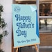 Custom Happy Father’s Day Sign, Printable Welcome Poster With Custom ...